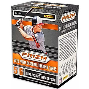 2023 Panini Prizm Baseball 6-Pack Blaster Box (6 Packs/5 Cards: Green Ice Prizms) - SportsCard SuperStore
