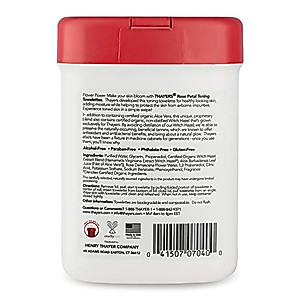 THAYERS Alcohol-Free Witch Hazel Toning Towelettes with Aloe Vera, Rose Petal, 25 Count