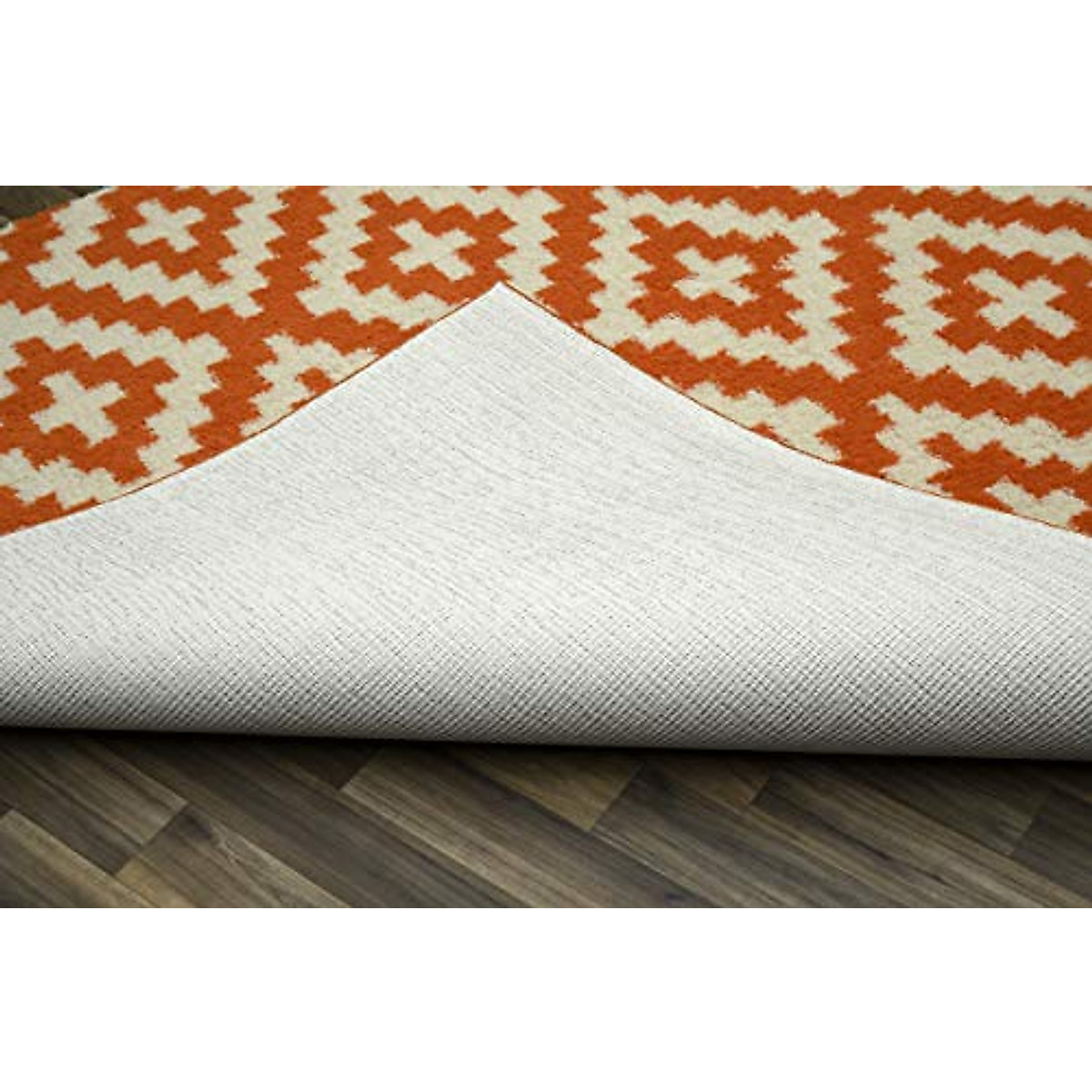 Garland Rug Southwest Area Rug, 5 x 7, Orange/Ivory