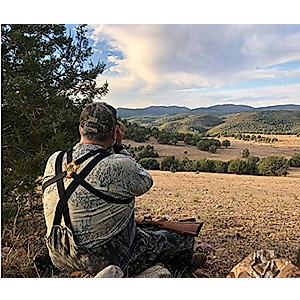 Trummul Binocular Harness Strap Best Chest Harness Strap for Hunters Photographers and Golfers Upgraded Version(Black)