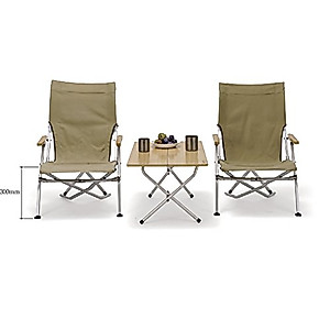 Snow Peak Beach Chair, Collapsible Camping Chair for Campsite, Beach Patio