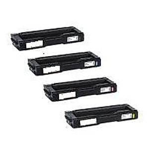 eToner Compatible Ricoh Aficio SP C320DN SP C231SF SP C231N SP C232SF Toner Compatible Set - High Yield, Cyan, Yellow. Magenta, Black