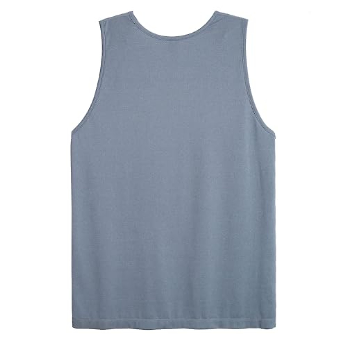 maamgic Tank Tops Men Regular-Fit Athletic Gym Workout Tank Tops Stretch Quick Dry Sleeveless Shirts for Men Blue Large