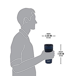 BUILT 16 Ounce Morgan Double wall Stainless Steel Desk Tumbler White 5270075