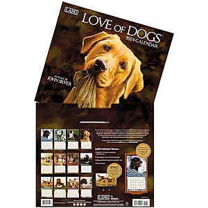 LANG Love Of Dogs 2024 Wall Calendar (24991001927)