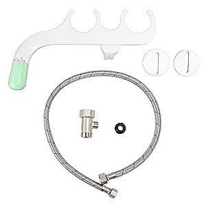 Ultra Slim Bidet Attachment, Easy Installation, Washer with 7/8 Copper Tee for Toilet