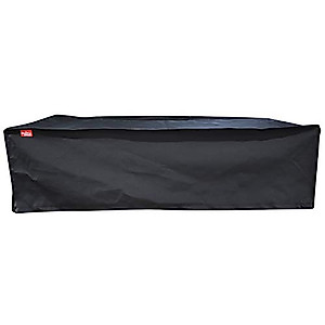 BroilPro Accessories Rectangular Coffee Table Cover - Outdoor Lawn Patio Furniture Covers with Padded Handles and Durable Hem Cord - Heavy Duty and Waterproof,Fits Large Rectangular Coffee Table