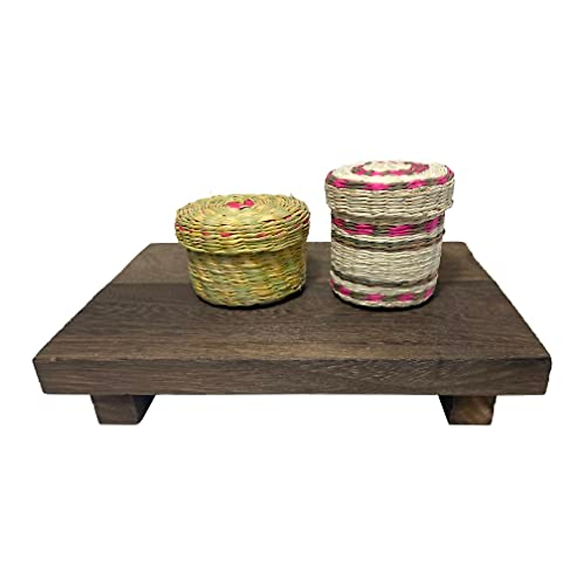 Laual Designs Bathroom Decor, Wood Soap Tray, Plant Stand, Wood Riser, Farmhouse Decor, Decorative Tray, Kitchen Decor, Rustic Home Decor