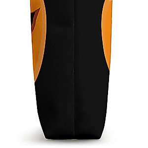 Halloween Spooky Cat Pumpkin Face Tote Bag