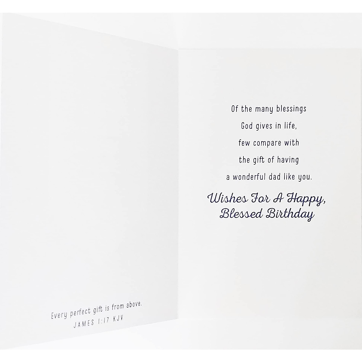 Greeting Card For A Wonderful Dad Religious Christian Happy Birthday Of The Many Blessings God Gives In Life Few Compare With You