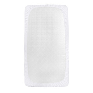 BreathableBaby Waterproof Crib Mattress Pad — Fits Full-Size Crib & Toddler Mattresses Measuring 52″ x 28″ (132.1 x 71.1 cm)