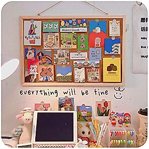 Wall decoration DIY Cork Board, Message Board Hanging Photo Wall, Home Creative Desktop Notepad Felt Wall Stickers Display