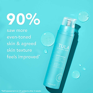 TULA Skin Care Secret Solution Pro-Glycolic 10% pH Resurfacing Toner - Face Toner to Gently Exfoliate and Hydrate Skin, with Proprietary Blend of Probiotics and Glycolic Acid, 2.7 oz.