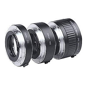 Viltrox Metal Mount Auto Focus Macro Extension Tube Ring Set 12mm 20mm 36mm for Canon EF & EF-S Lens DSLR Camera 760D 700D 90D 80D 70D 5D 6D 7D 1300D Rebel T6 T7 T5 T8i T7i T6i T6s T5i T4i SL3
