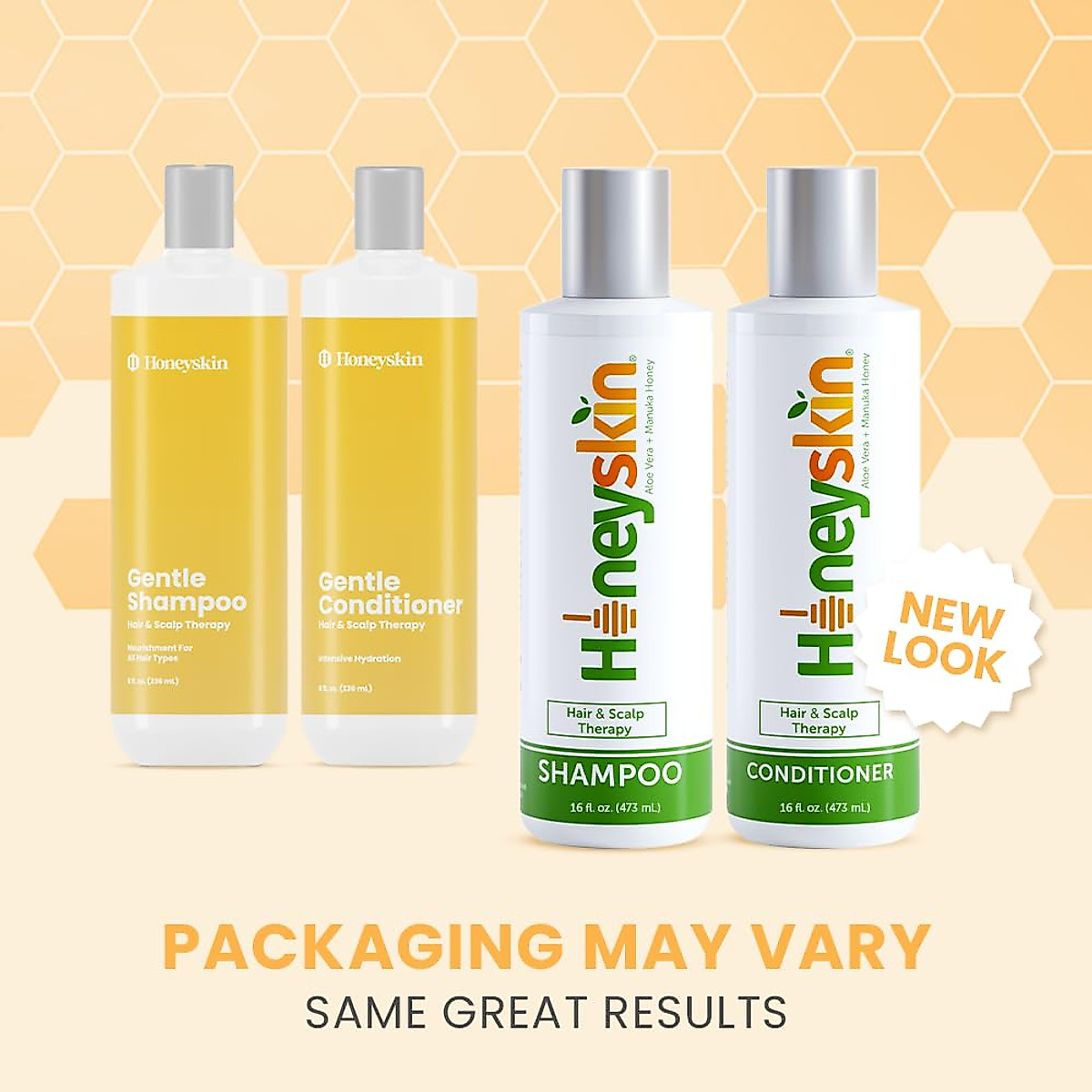 Manuka Hair Growth Shampoo and Conditioner - Best for Thinning, Hair Loss, Color-Treated, and Dry Scalp - Hydrating, Sulfate-Free Formula