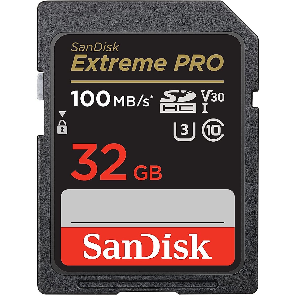 SanDisk 32GB SD Extreme Pro Memory Card (Ten Pack) for Digital DSLR Camera 4K UHD V30 UHS-I Class 10 U3 (SDSDXXO-032G-GN4IN) Bundle with (1) Everything But Stromboli MicroSDHC & SD Card Reader