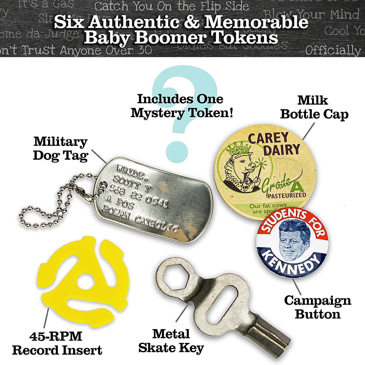 Boom Again Board Game | '50s, '60s and '70s Pop Culture & Music Trivia Game | Best Party Game for Baby Boomers & Seniors for Friends, Parents & Grandparents