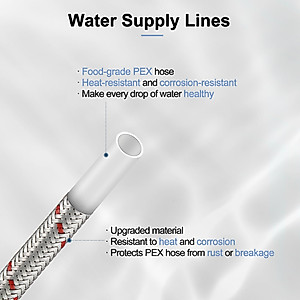 HOIGY Solid Brass Waterfall Bathtub Faucets Set, 3 Hole Matte Black Tub Faucet 2 Handle, High Flow Roman Tub Faucets Widespread 6-16 Inch Deck Mount