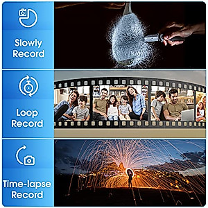 Digital Camera, Nsoela 4K FHD 48MP Kids Camera with 32 GB Card, Compact Point and Shoot Camera, 2.8" LCD Screen,16X Digital Zoom, Portable Mini Kids Camera for Teens,Students,Children (Black)