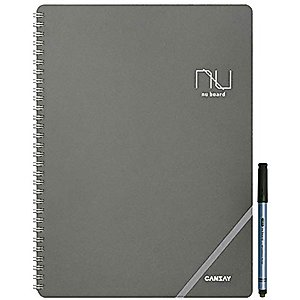 Nu Board A4 Size (8.8 x 11.9 inch) International Edition NAA404US08 Whiteboard Notebook - Dry Erase Notebook - Environmentally Reusable Notebook