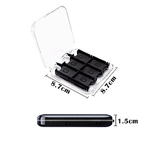 UDEE Game Storage Case for 12 Nintendo Switch Games, Game Cards or TF Card,Switch Accessories,Portable Switch Game Memory Card Storage
