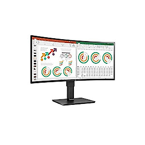 LG 34BN770-B 34" 21:9 QHD UltraWide HDR10 IPS Monitor, Built-In-Speakers, TAA Compliant, Black