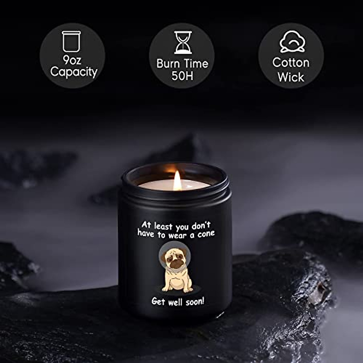 Fairy's Gift Get Well Candle - Get Well Soon Gifts, Funny Get Well Gifts for Women Men Sick Friend - After Surgery Recovery Gifts, Post Surgery Gifts for Women Men, Feel Better Encouragement Gifts