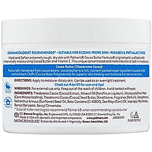 Palmer's Cocoa Butter Formula Daily Skin Therapy Solid Lotion with Vitamin E, Body Moisturizer for Extremely Dry Skin, Softens and Soothes, 7.25 Ounces, (Pack of 1)