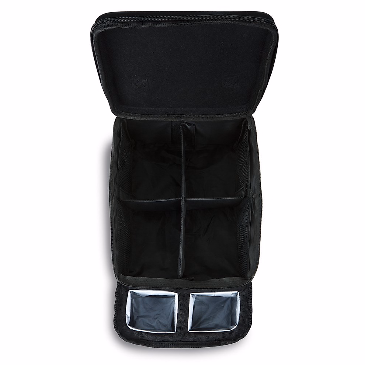 Britax Car Seat Organizer Caddy with Insulated Cup Holders | Crash Tested + 8 Mesh Pockets + Removable Center Dividers + Zipper Top