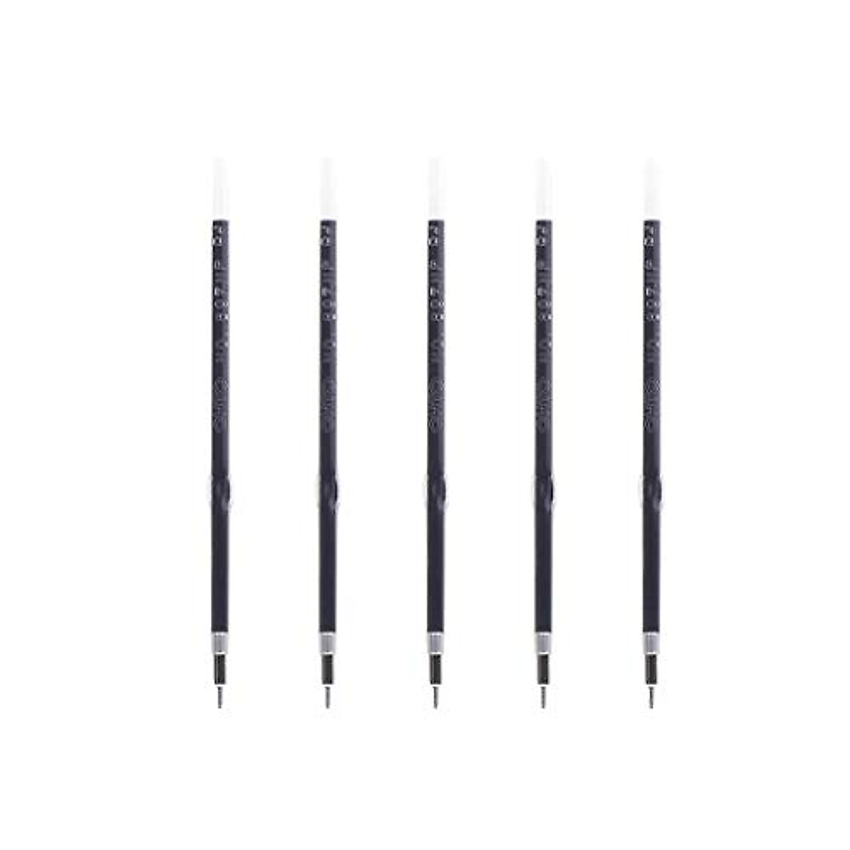 Ohto 0.7mm Black Oil-based Ink Refills (No.897NP) for Ohto Needle Point Ballpoint Pen - Pack of 5