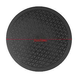 FTVOGUE Heavy Duty 360° Rotating Swivel Steel Ball Bearings Stand Turntable Platform for Monitor TV Computer Laptop (10 Inches)