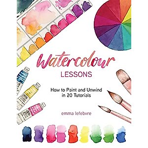 Watercolour Lessons: How to Paint and Unwind in 20 Tutorials (How to paint with watercolours for beginners)