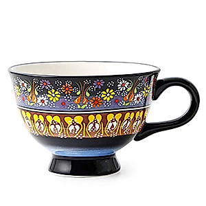 Porcelain Dinnerware Sets, Bohemia Tableware Combination Set | 10 Plates / 2 Bowls / 4 Cups / 4 Mugs - Exotic Ceramics Dinner Sets, Service for 4 Person, Gift for Wedding Housewarming Christmas,8 inc