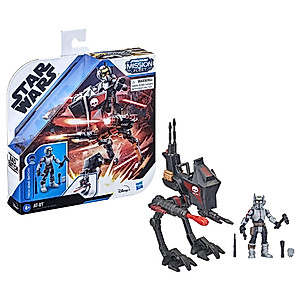 STAR WARS Mission Fleet Expedition Class Tech (Bad Batch) at-RT Ambush 2.5-Inch-Scale Figure and Vehicle Set, Toys for Kids Ages 4 and Up,F1339