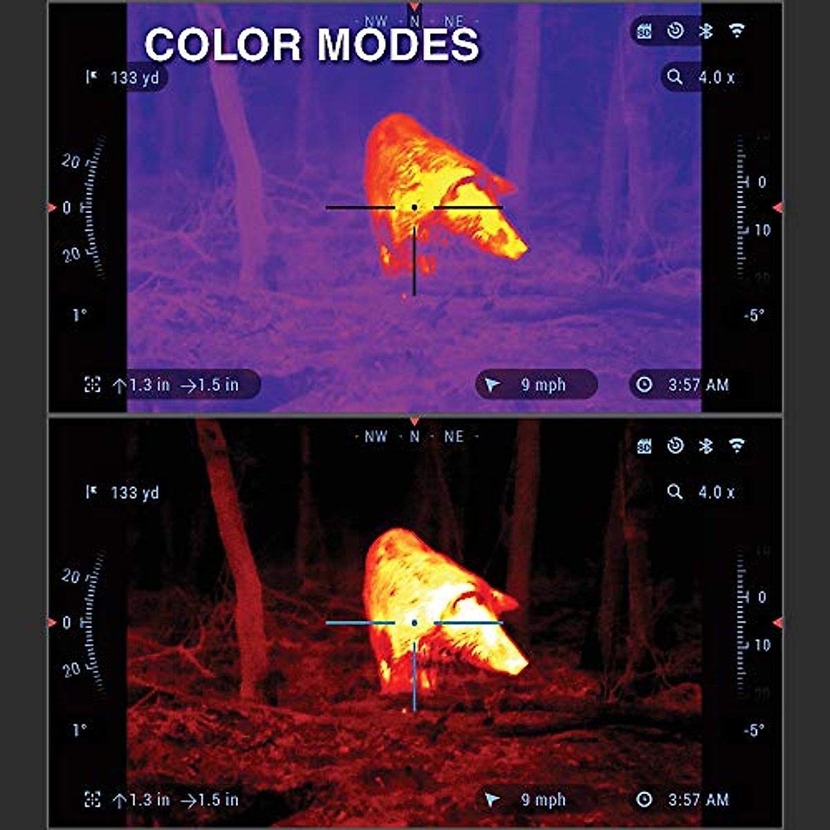 ATN Thor 4 384x288, 2-8x Thermal Scope w/Video rec in HD, Smooth Zoom, Bluetooth and Wi-Fi (Streaming, Gallery & Controls)