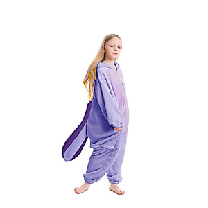 DarkCom Animal Onesie Adult Pajamas, One Piece Cosplay Black Axolotl Onesie Halloween Christmas Costume Sleepwear for Women Men Small