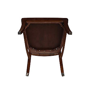 International Concepts Mission Side Chairs, Set of Two, Espresso