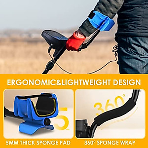 Metal Detector for Adults Professional - Updated Professional Gold Detector for Treasure Hunt, 5 Detection Modes IP68 Waterproof 10" Search Coil, High Accuracy, Strong Memory Mode, with Headphone