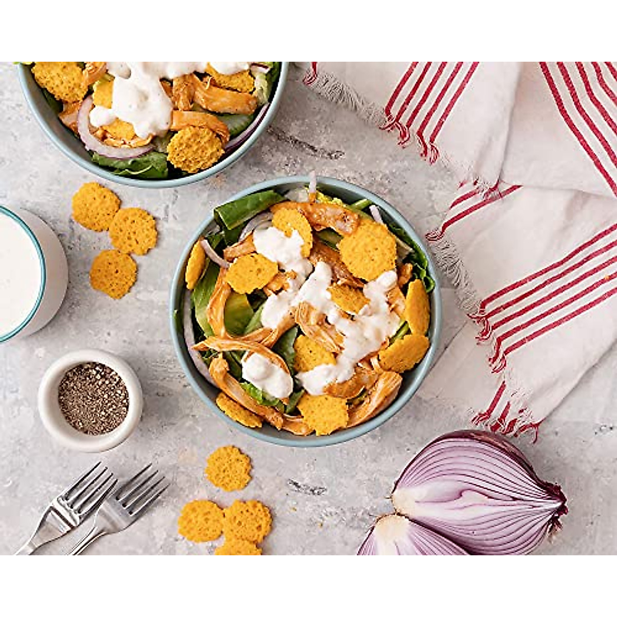 Whisps Cheese Crisps - Parmesan Cheese Snacks, Keto Snacks, 13g of Protein Per Serving, Low Carb, Gluten & Sugar Free, Great Tasting Healthy Snack, Parmesan Chips, All Natural Cheese Crisps - Parmesan, 9.5 Oz (Pack of 2)