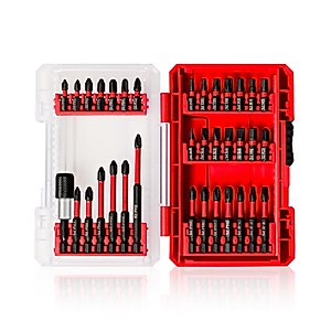 YOSIGHT 35Pcs Screwdriver Bits Set S2 Steel Screwdriver Impact Kit With a Storage Case, Used for Power Screwdrivers and Electric Drill Drivers