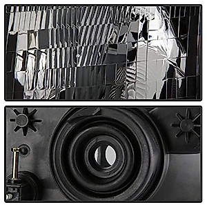 ACANII - For 2001 2002 2003 2004 Ford Escape Black Housing Headlighs Headlamps Replacement Driver & Passenger