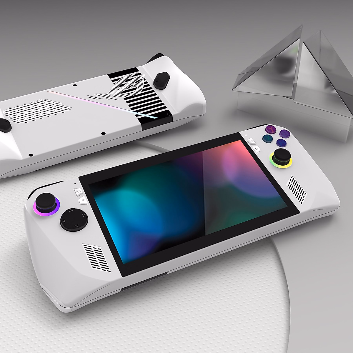 PlayVital Classics NES Style 2 Sets Skin Stickers for ROG Ally - Custom Vinyl Decals for ROG Ally Handheld Gaming Console