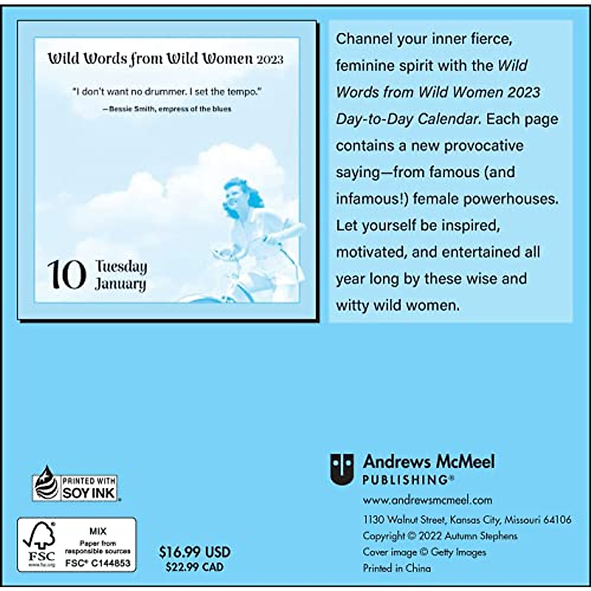 Wild Words from Wild Women 2023 Day-to-Day Calendar: Inspiring and irreverent quotes from the world's most famous and infamous women