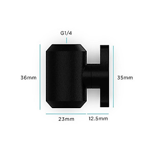 PrimoChill Female to Female G 1/4 Drain Valve - Sky White