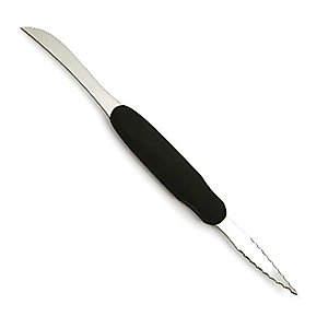 Norpro Grip-EZ Squirtless Grapefruit Knife, 8.75in/22cm, Black