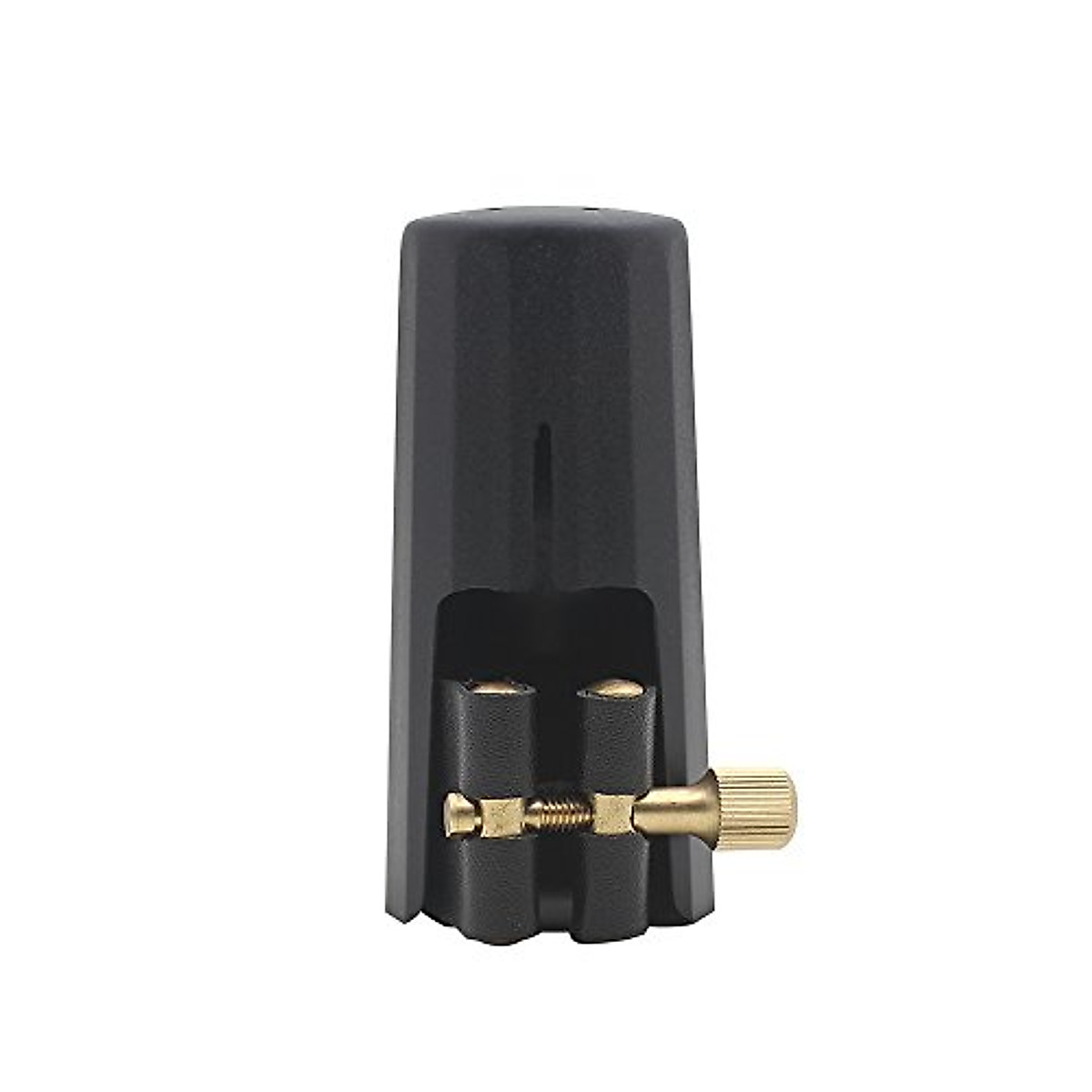 Mowind Artificial Leather Compact Durable Ligature Fastener for Alto Sax Saxophone Rubber Mouthpiece
