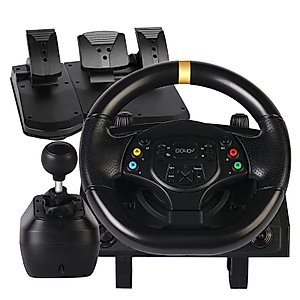 DOYO Xbox Steering Wheel, Gaming Racing Wheel with Pedals Clutch and Shifter Sim Driving Racing Wheel for Xbox One/Xbox Series X S/ PS4/ PS3/ PC/Xinput/Xbox 360/ Switch/Android