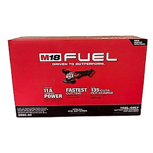 2880-20 M18 FUEL for Milwaukee 18 Volt 4-1/2" / 5" Grinder Paddle Switch, No-Lock (Tool Only)