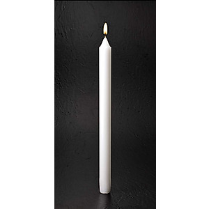 Set of 24 Altar Candle 12 x 7/8 Stearic Self Fitting(24 Pack)