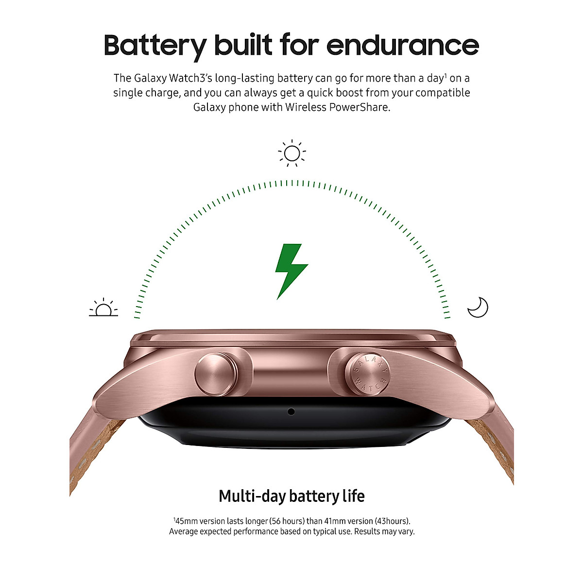 Samsung Galaxy Watch 3 (41mm, GPS, Bluetooth, Unlocked LTE) Smart Watch with Advanced Health Monitoring, Fitness Tracking , and Long lasting Battery - Mystic Bronze (US Version) (Renewed)